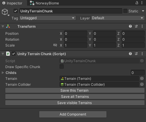 Sapra Projects | Exporting Terrains